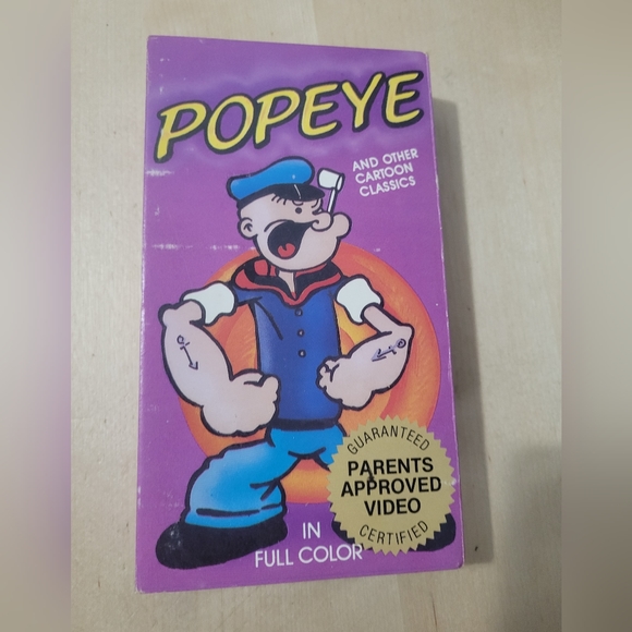 Cameras Photo And Video Vintage Popeye Vhs Tape Poshmark